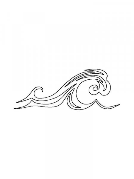 Ocean Waves coloring pages