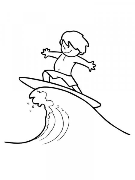 Ocean Waves coloring pages