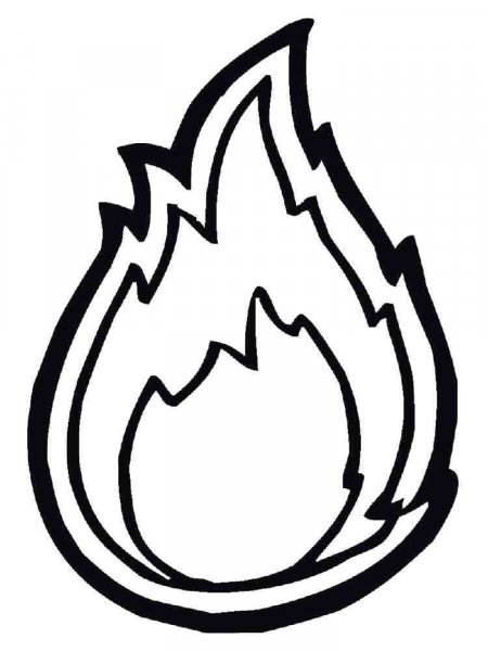 Fire coloring pages. Download and print Fire coloring pages