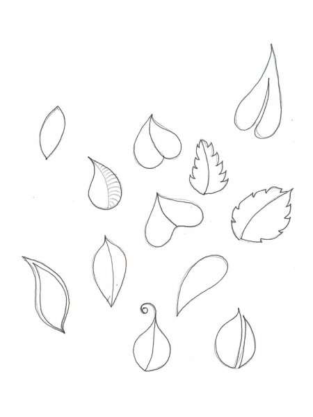 Petals coloring pages