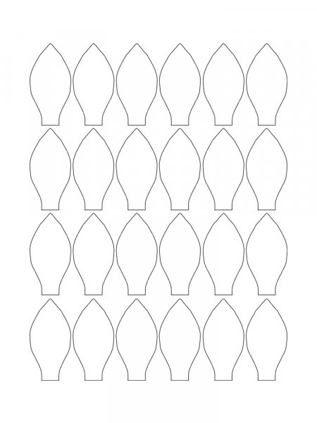 Petals coloring pages