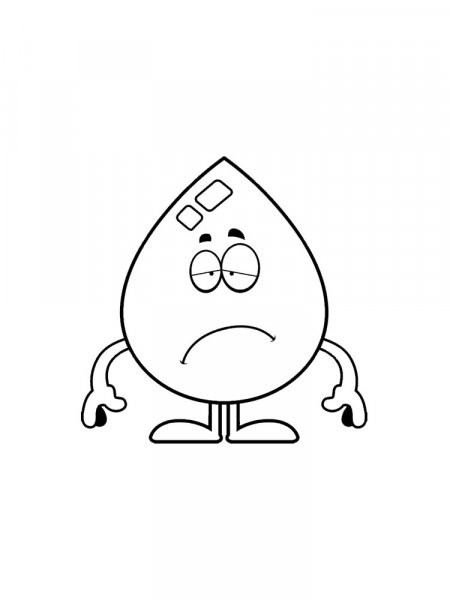 Water Drop coloring pages