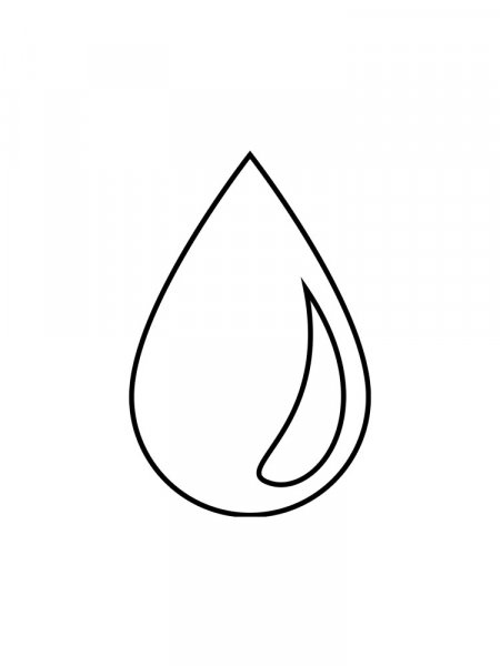 Water Drop coloring pages