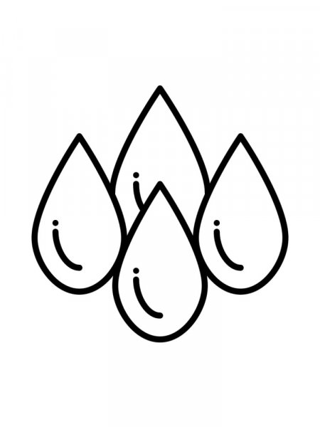 Water Drop coloring pages