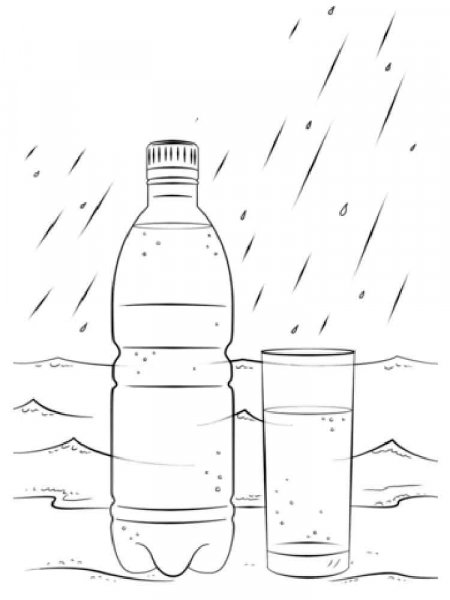 Water coloring pages