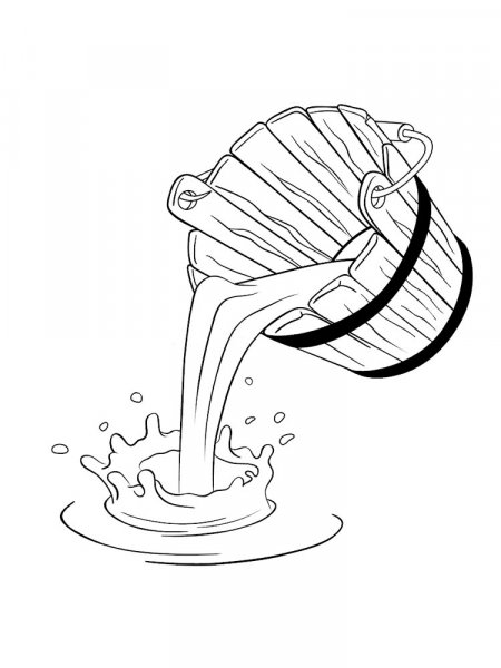 Water coloring pages