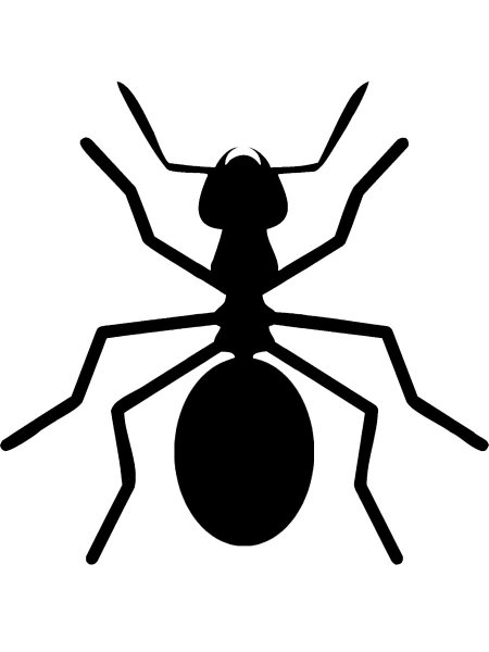 Ant Stencils - Free Printable
