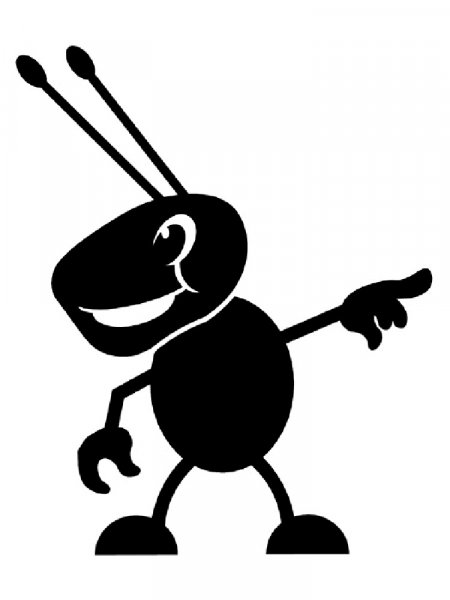 Ant Stencils - Free Printable