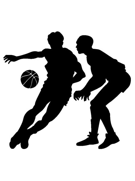 Basketball Stencils - Free Printable