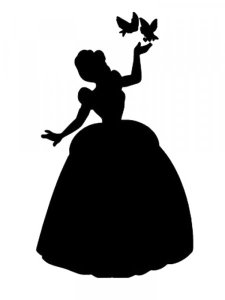 Cinderella Stencils - Free Printable