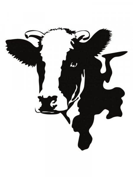 Cow Stencils - Free Printable