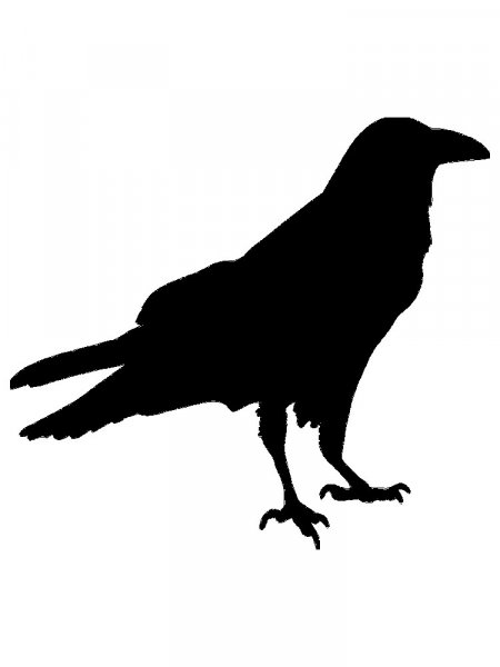Crow Stencils - Free Printable
