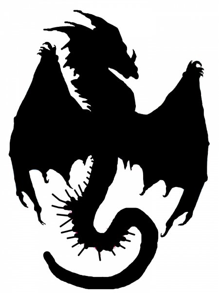 Dragon Stencils - Free Printable