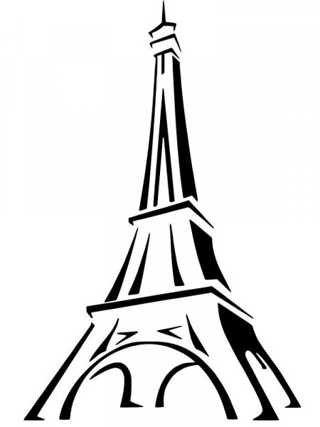 Eiffel Tower Stencils - Free Printable