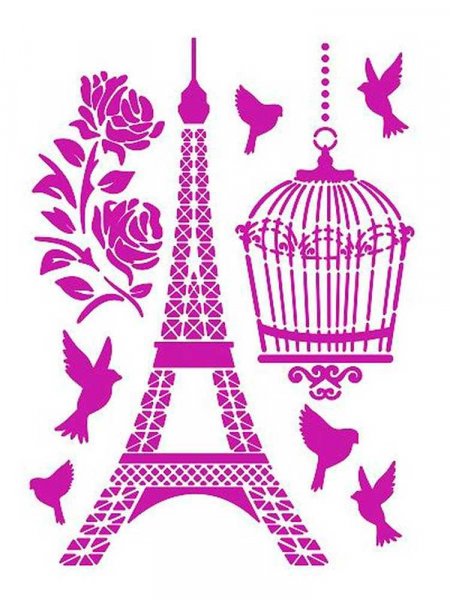 Eiffel Tower Stencils - Free Printable