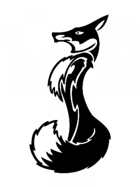 Fox Stencils - Free Printable