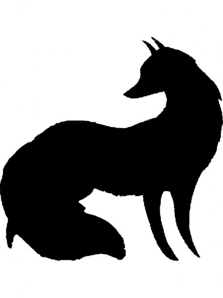 Fox Stencils - Free Printable