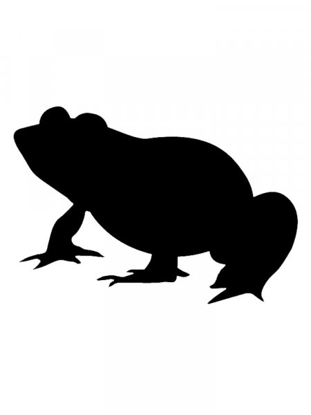 Frog Stencils - Free Printable