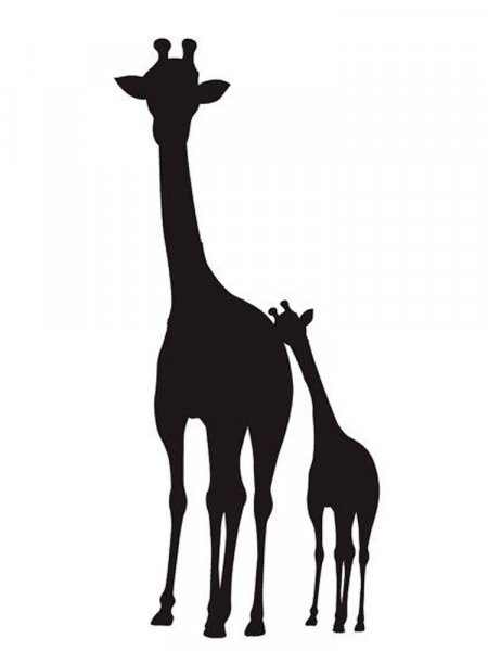 Giraffe Stencils - Free Printable