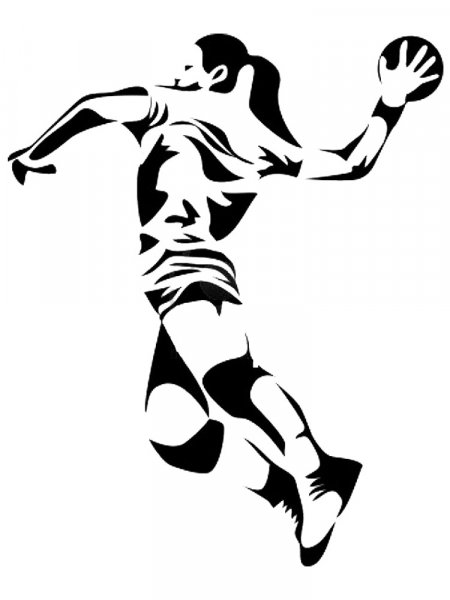 Handball Stencils - Free Printable