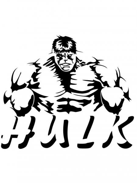 Hulk Stencils - Free Printable