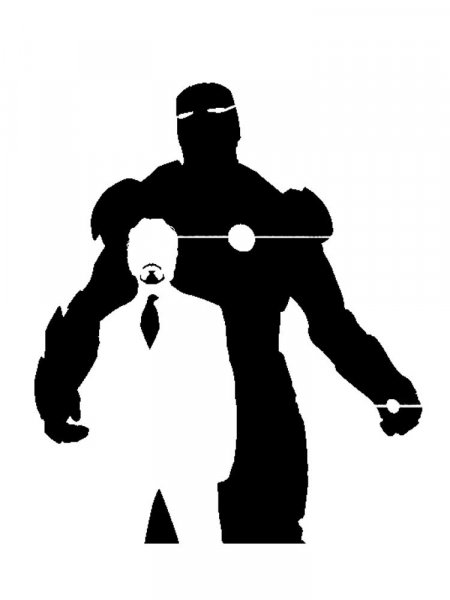 Iron Man Stencils - Free Printable