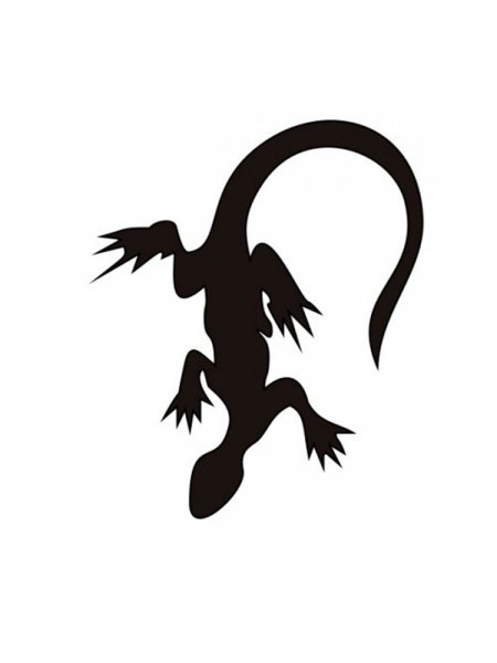 Lizard Stencils - Free Printable