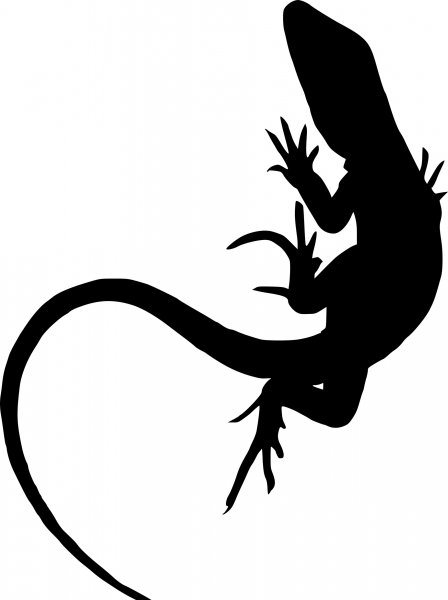 Lizard Stencils - Free Printable