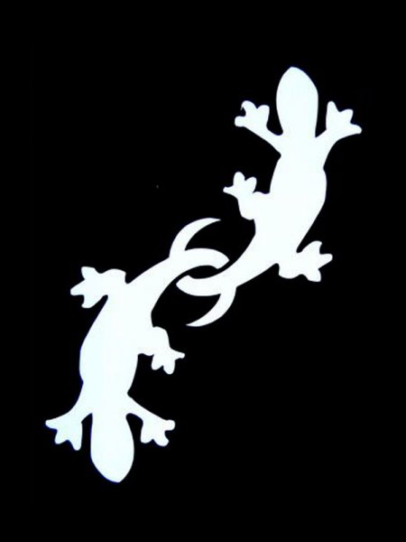 Lizard Stencils - Free Printable