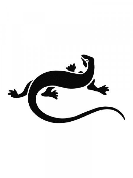 Lizard Stencils - Free Printable