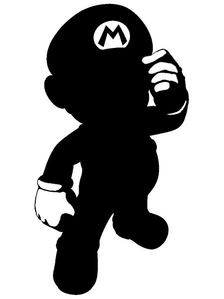 Mario Stencils - Free Printable
