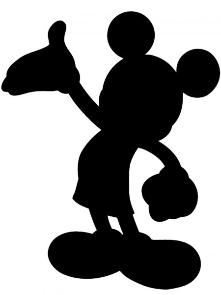 Mickey Mouse Stencils - Free Printable