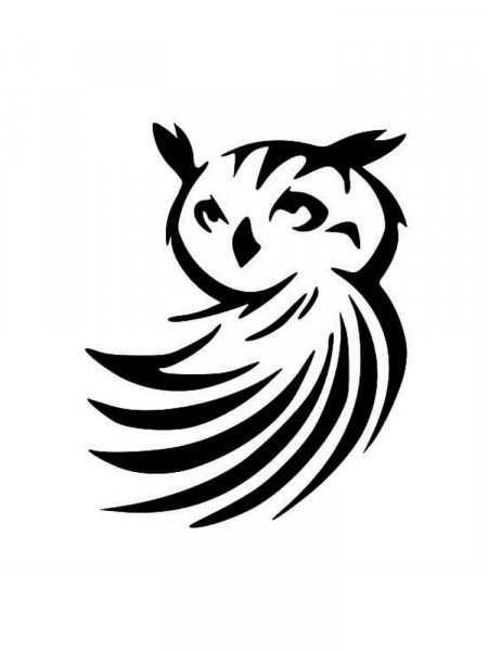 Owl Stencils - Free Printable