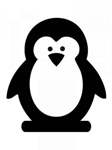 Penguin Stencils - Free Printable
