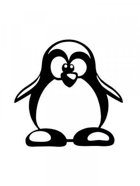 Penguin Stencils - Free Printable