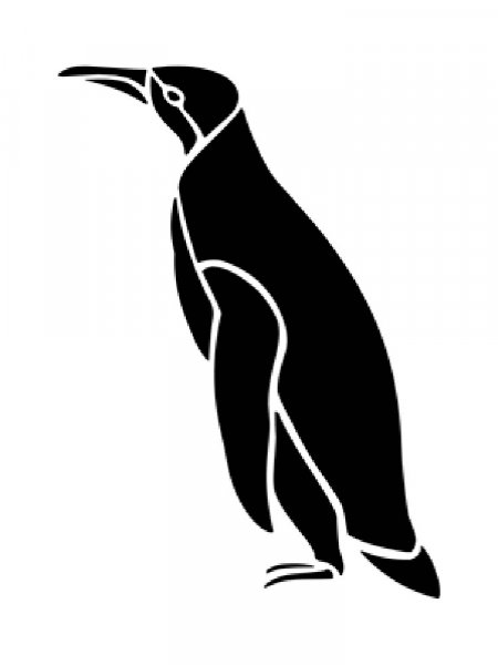 Penguin Stencils - Free Printable