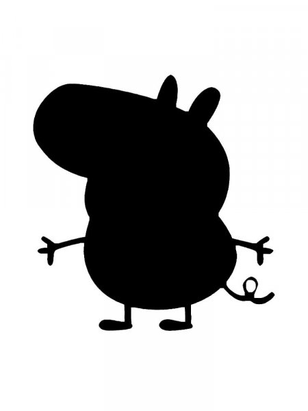Peppa Pig Stencils - Free Printable