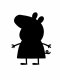 Peppa Pig Stencils - Free Printable