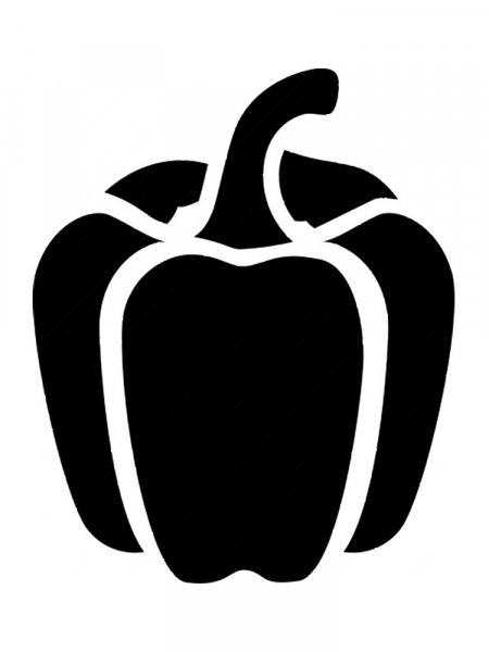 Pepper Stencils - Free Printable