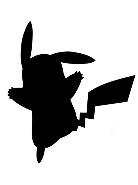 Pikachu Stencils - Free Printable