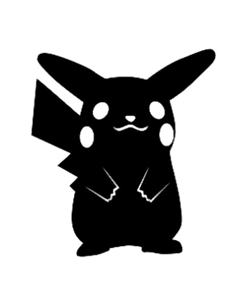 Pikachu Stencils - Free Printable