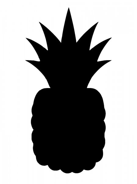 Pineapple Stencils - Free Printable
