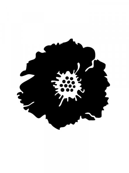 Poppy Stencils - Free Printable