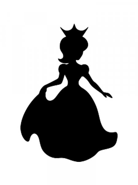 Princess Stencils - Free Printable