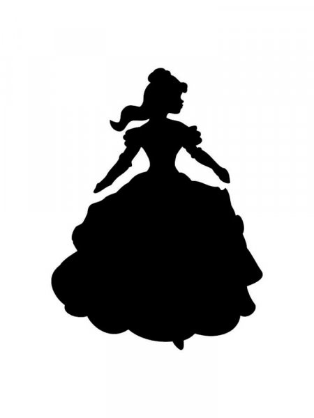 Princess Stencils - Free Printable