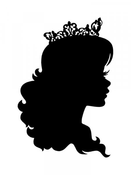 Princess Stencils - Free Printable