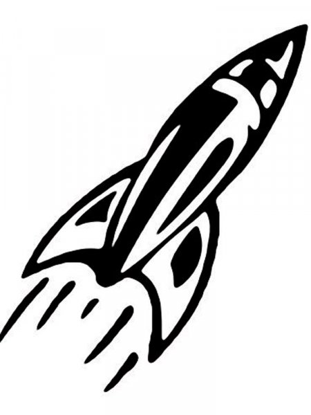 Rocket Stencils - Free Printable