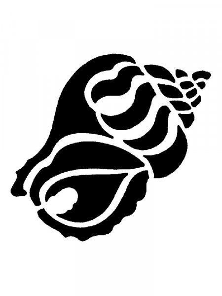 Seashell Stencils - Free Printable