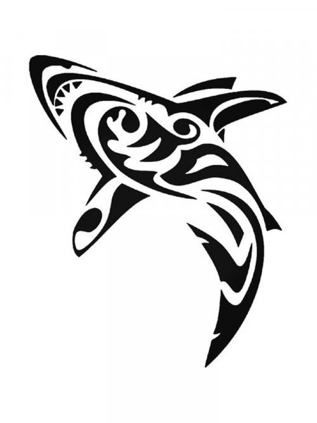 Shark Stencils - Free Printable