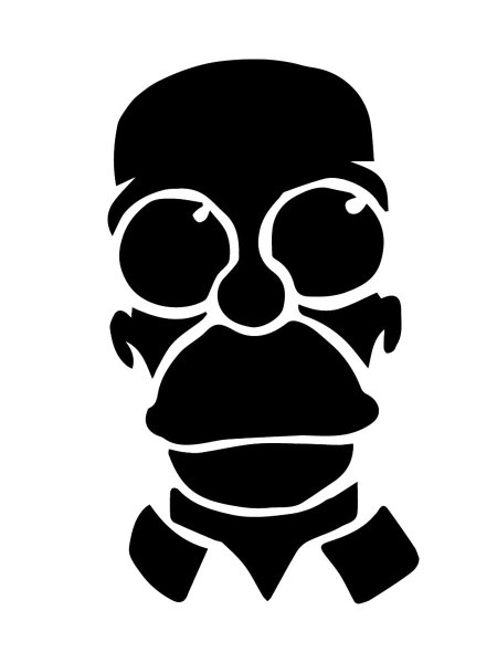 Simpsons Stencils - Free Printable
